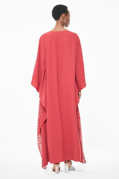 LEEM Laser Cut Cape Kaftan