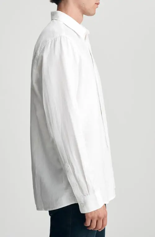MAVI Long Sleeve Linen & Cotton Shirt