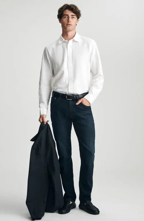 MAVI Long Sleeve Linen & Cotton Shirt