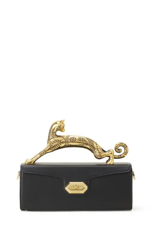 LANVIN Leather Pencil Cat Bag