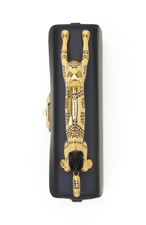 LANVIN Leather Pencil Cat Bag