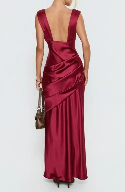 Princess Polly Plunge Asymmetrical Gown