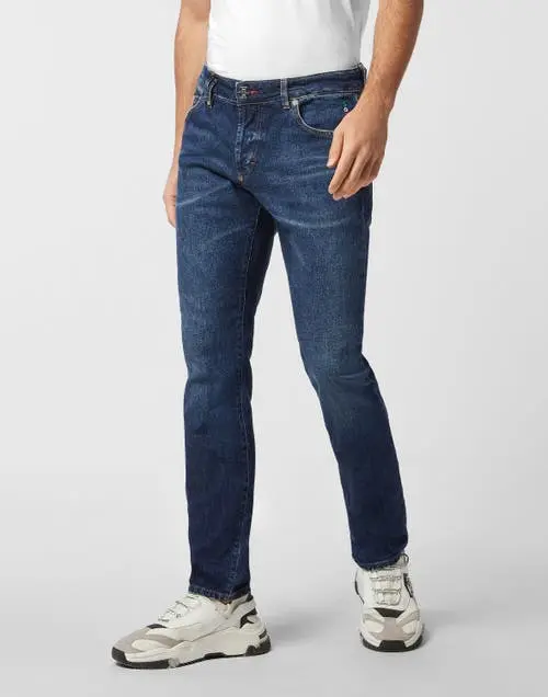 Philipp Plein Super Straight Cut Jeans