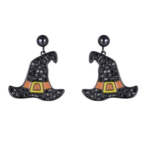 HALLMARK Halloween Witch Hat Statement Earrings