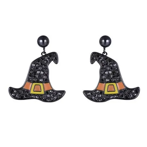 HALLMARK Halloween Witch Hat Statement Earrings