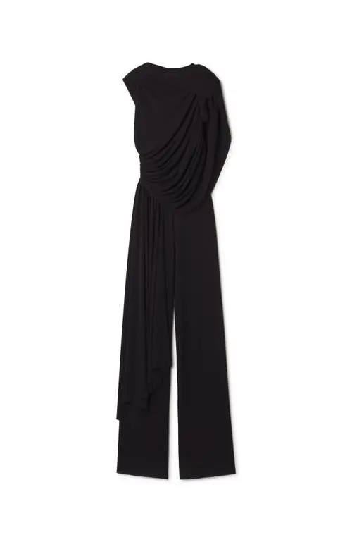 LANVIN Draped Jumpsuit In Crepe Jersey