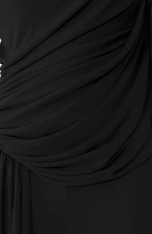 LANVIN Draped Jumpsuit In Crepe Jersey