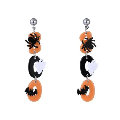 HALLMARK Halloween "boo" Dangle Earrings With Charms