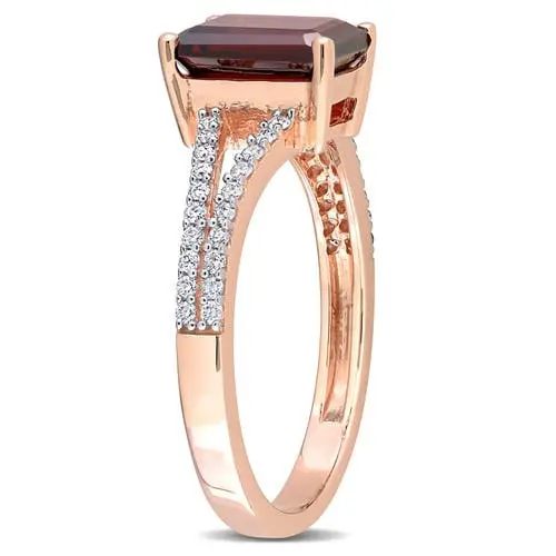 JULIANNA B. Diamond Split Shank Ring 14k