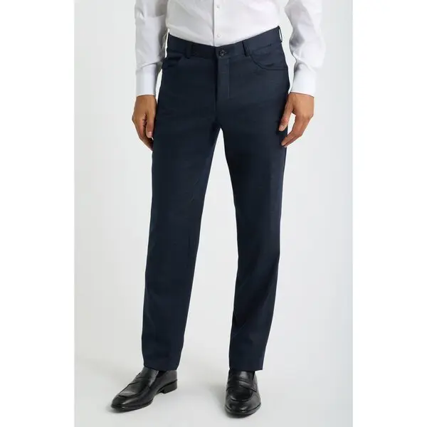 JACK VICTOR Wool Melange Stretch Five Pocket Pants