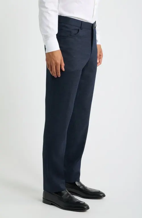 JACK VICTOR Wool Melange Stretch Five Pocket Pants