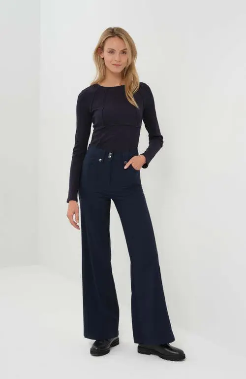 Anatomie Harley Midweight Travel Wide-leg Pants
