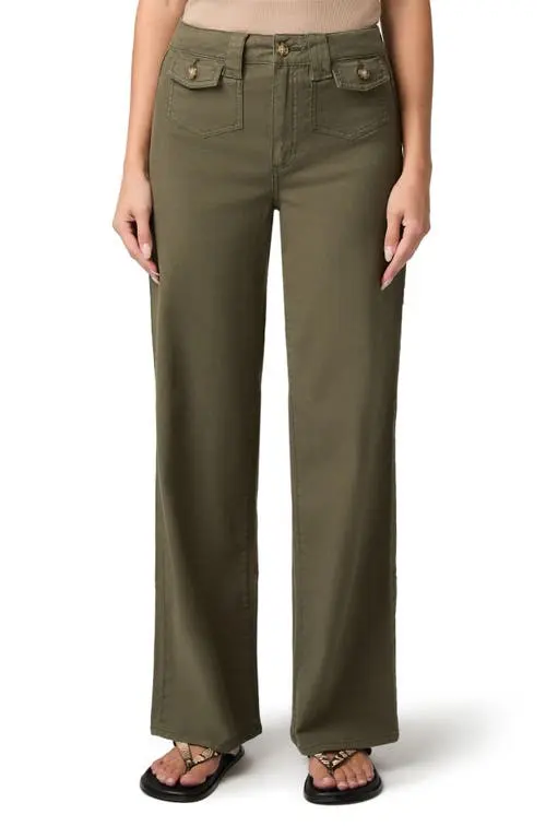 Paige Anessa Flap Pocket High Waist Wide Leg Jeans