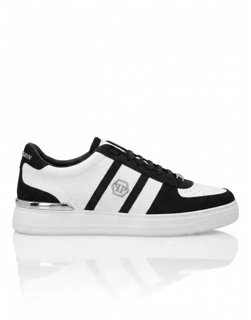 Philipp Plein Low-top Sneakers Mix Color - White/black