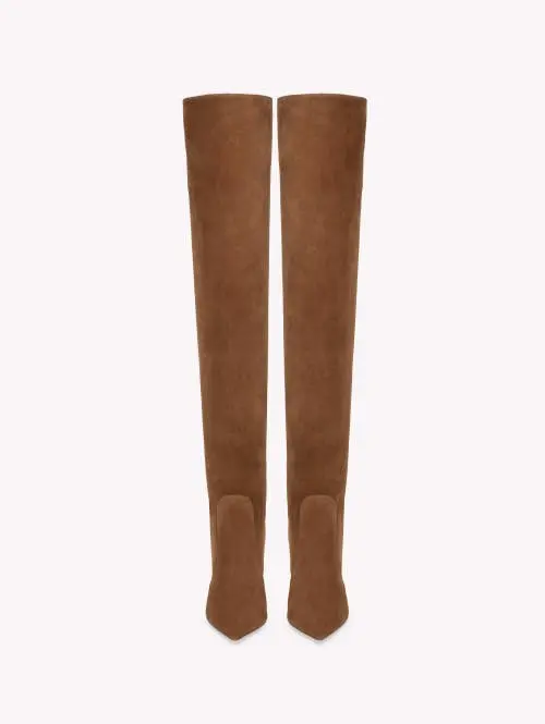 GIANVITO ROSSI Over-the-knee Suede Stiletto Boots