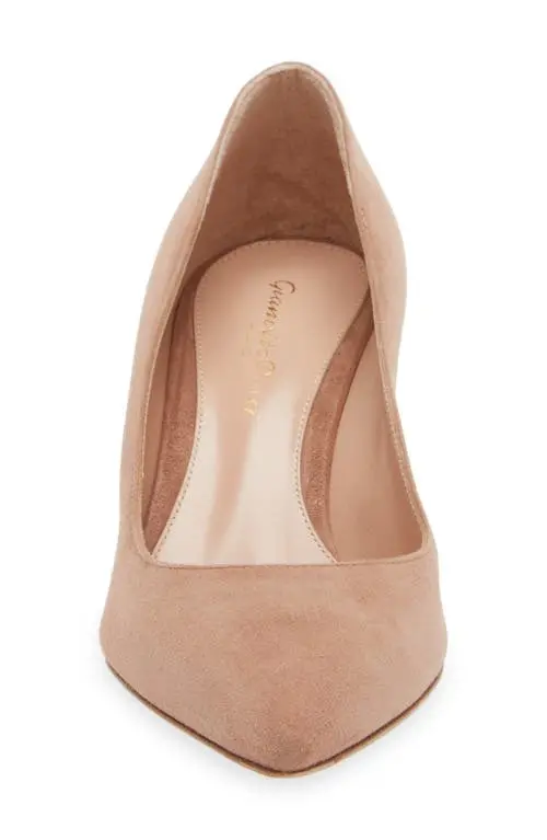 GIANVITO ROSSI Kitten Heel Pointed Toe Pump