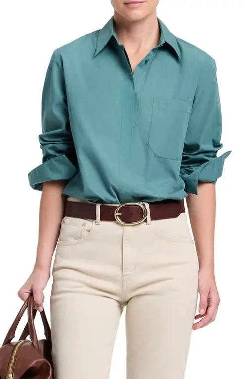 TWP Cowboy Update Cotton Button Front Shirt