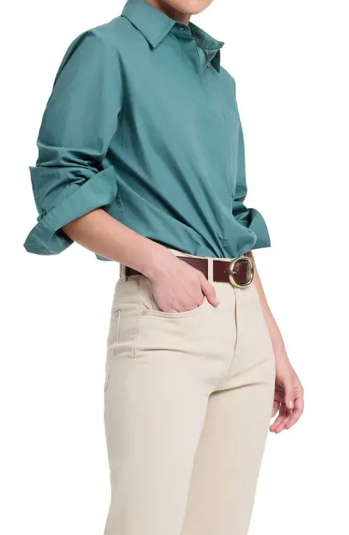 TWP Cowboy Update Cotton Button Front Shirt