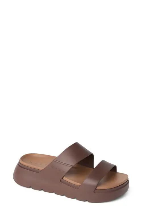 Reef Cali Solana Slide Sandal - Chocolate
