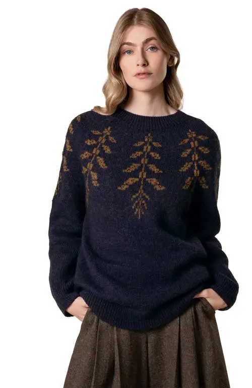 CELTIC & CO. Botanical Fair Isle Sweater