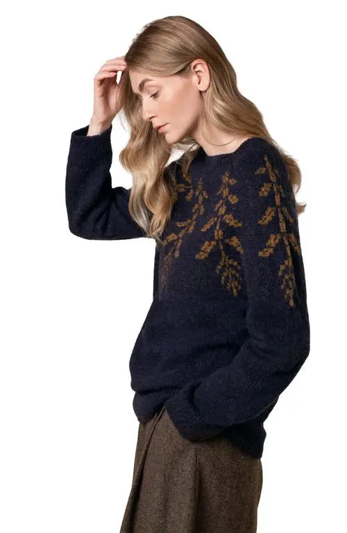 CELTIC & CO. Botanical Fair Isle Sweater