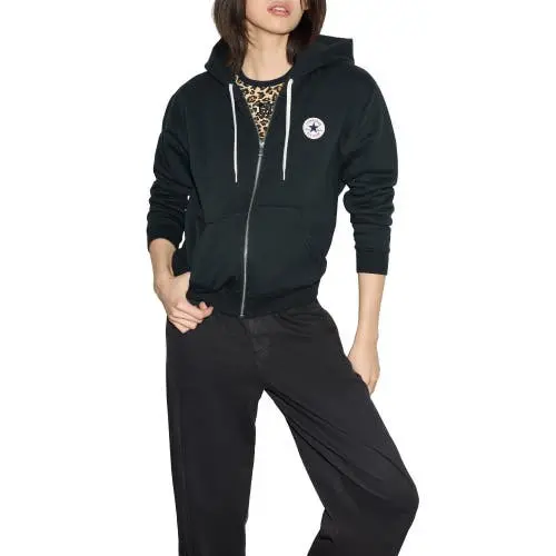 CONVERSE Signature Full-zip Hoodie - Converse Black