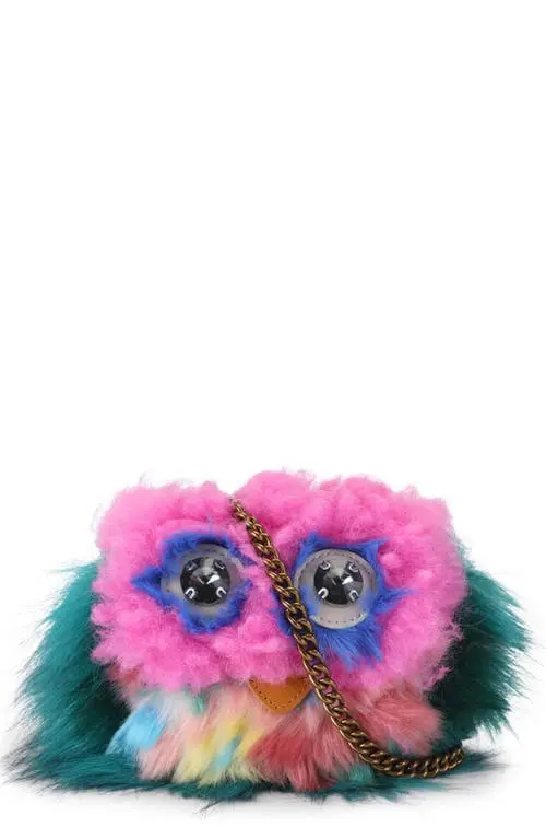 Kurt Geiger Micro Oxford Mascot Shoulder Bag - Pink Multi