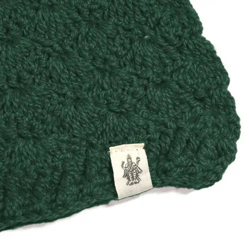 NIRVANNA DESIGNS Hand Crochet Veil Scarf - Green