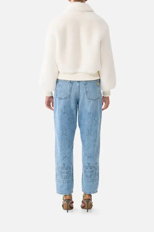 Camilla Faux Fur Bomber Jacket