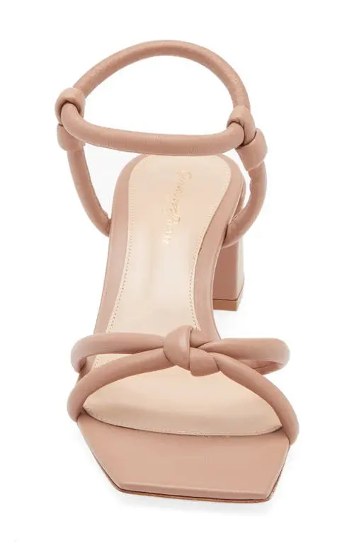 GIANVITO ROSSI Square Toe Slingback Sandal