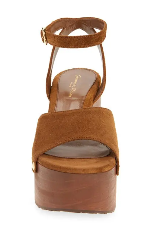 GIANVITO ROSSI Stud Platform Sandal