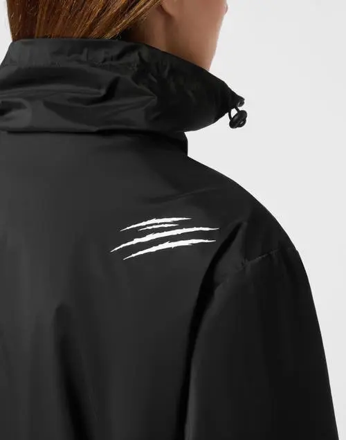 PLEIN SPORT Cropped Windbreaker Ls Scratch