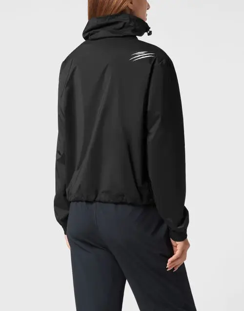 PLEIN SPORT Cropped Windbreaker Ls Scratch