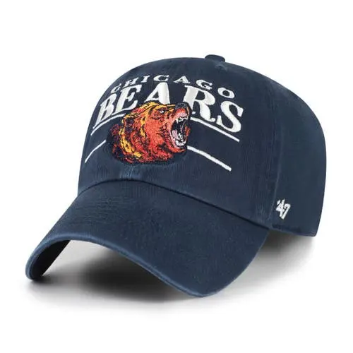 '47 Chicago Bears Throwback Graphic Clean Up Adjustable Hat
