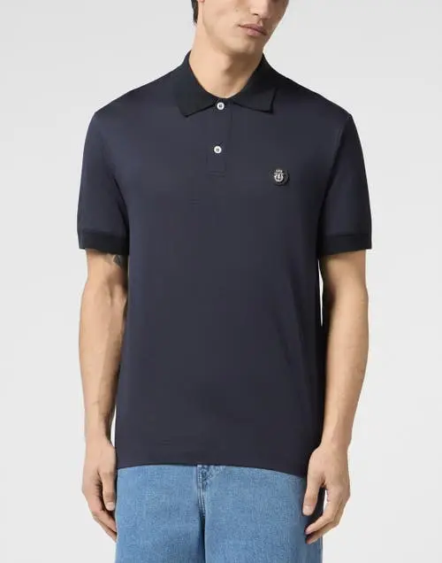 BILLIONAIRE Polo T-shirt Basic - Navy