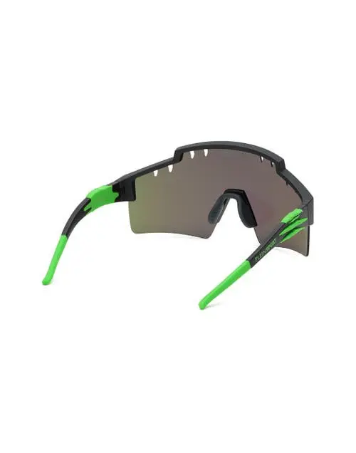 PLEIN SPORT Tiger Frame Sunglasses - Lightblue/green