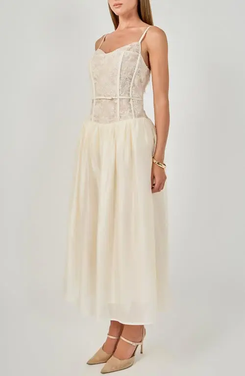 Endless Rose Lace Corset Midi Dress