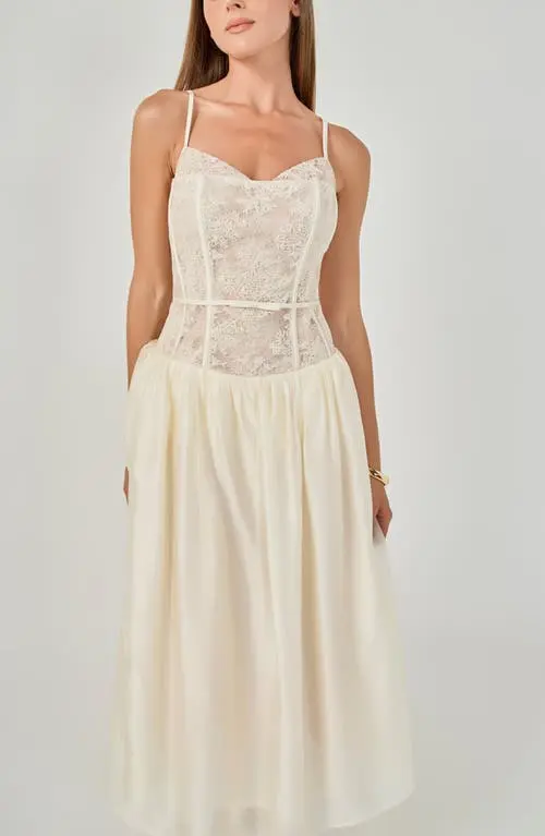 Endless Rose Lace Corset Midi Dress