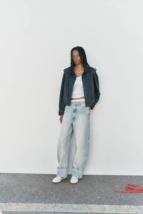 H&M Oversized Funnel-collar Jacket