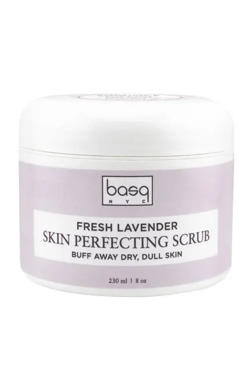BASQ NYC Lavender Shea Sugar Scrub - White