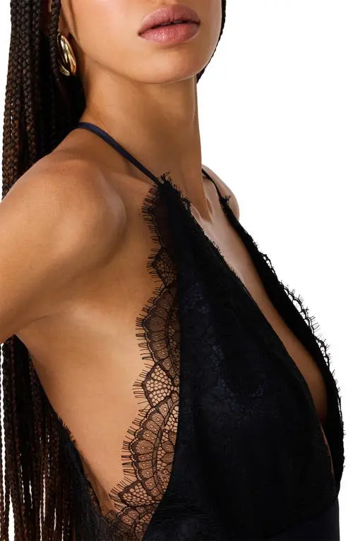 Steve Madden Phia Lace & Satin Maxi Dress