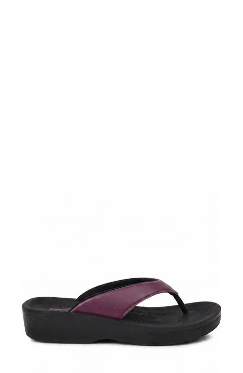 AEROTHOTIC Flumen Flip Flop - Plum