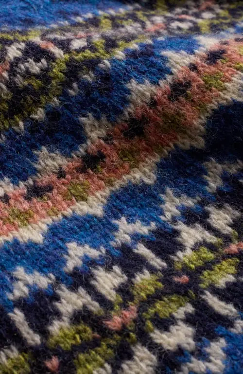 CELTIC & CO. Highlands Crew Neck Sweater - Cobalt