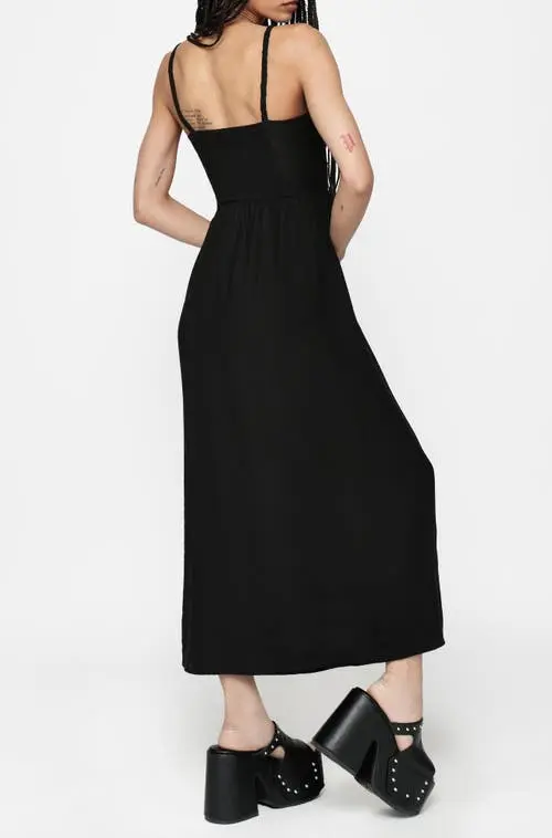 DISTURBIA Cirissa Ruched Midaxi Dress