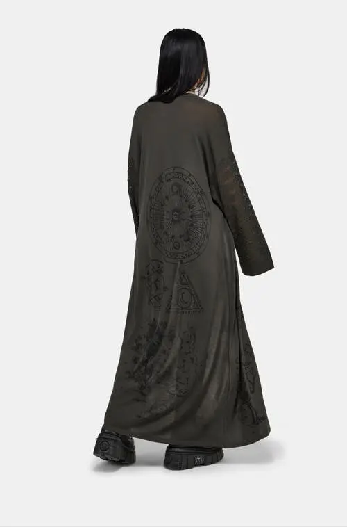 DISTURBIA Evander Cosmic Astrology Cardigan