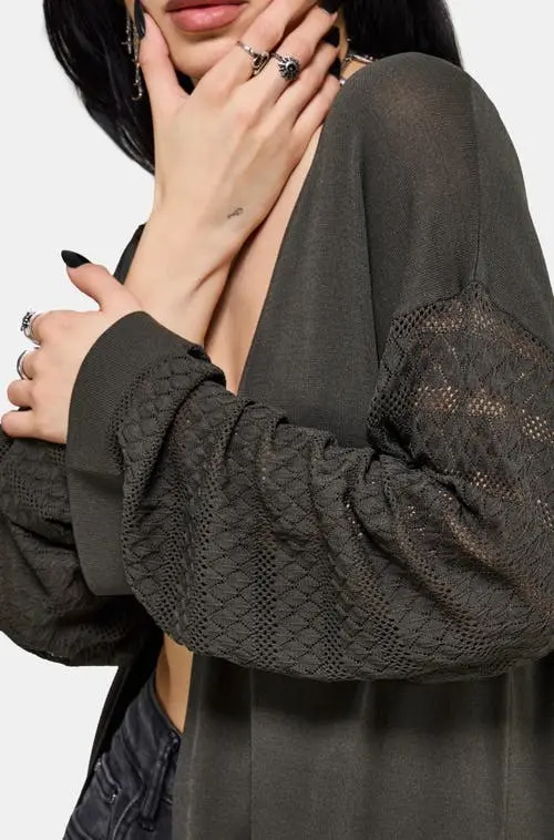 DISTURBIA Evander Cosmic Astrology Cardigan