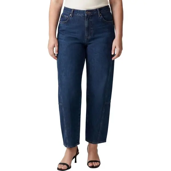 SILVER JEANS CO. Slim Barrel High Waist Ankle Jeans