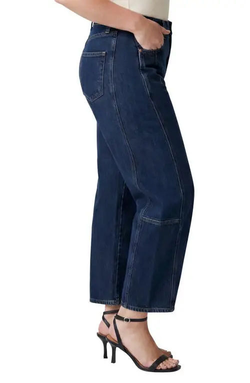 SILVER JEANS CO. Slim Barrel High Waist Ankle Jeans
