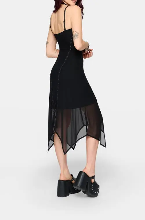 DISTURBIA Virella Mesh Cami Midi Dress