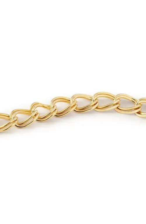 ANA LUISA 14k- Plate Chain Link Bracelet